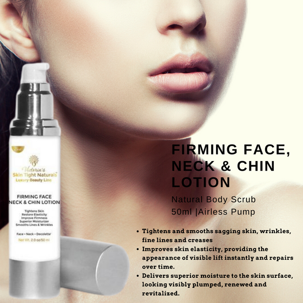 Firming Face, Neck & Chin Tightening Lotion Restores Elasticity Tone a ...