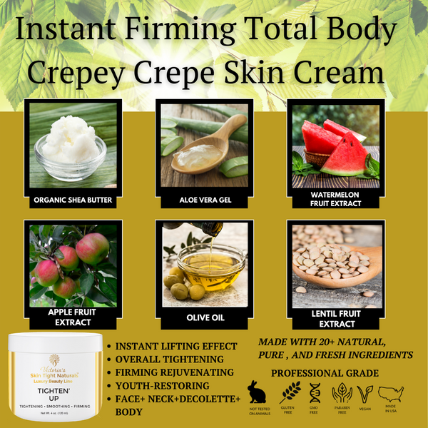 Tighten’ Up Crepey Skin Cream – Firming & Moisturizing for Crepey Skin ...